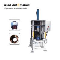 China Stator Coil End Pre-Forming Machine for Induction Motors - 15-100mm Stack Length, 380V Hydraulic PLC Control for sale