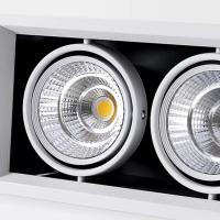 China 3 Heads LED Ceiling Downlights 265V Rectangular LED Grille Light for sale