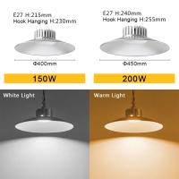 China E27 Led High Bay Lights 4000k E40 30w 50w 70w Low Bay Industrial Hanging Lights for sale