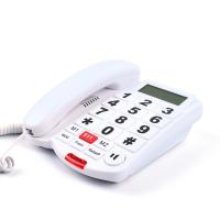 China Thunder Proof Big Button Telephone LCD Backlight RoHS Caller ID Telephone for sale