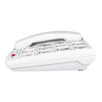 China 50Hz Big Button House Phone One Key Memory Wall Mounted Corded Phone for sale