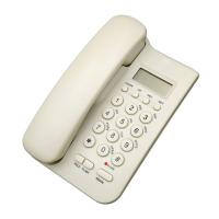 China White Portable Corded Phone Office Works 2 Line Caller Id Phone With Gift Box for sale