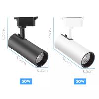 China OEM LED Track Spotlight Die Cast Aluminium Linear Track Lights for sale
