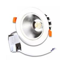 China RoHS LED Ceiling Spotlights PPT Plastic Recessed LED Round Spotlight for sale