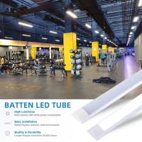 China Aluminum Base LED Tube Bracket 1.2M Frosted Shell Batten Light Fixture for sale