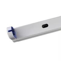 China 1200mm LED Tube Bracket Anti Rust Coating Double Light Fitting for sale