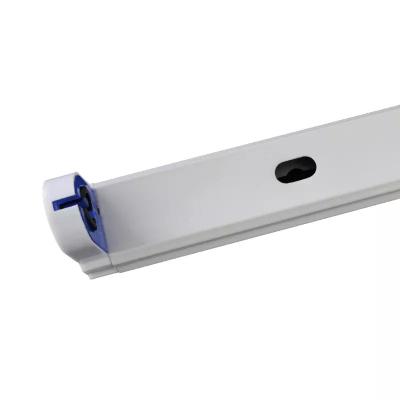 China 1200mm LED Tube Bracket Anti Rust Coating Double Light Fitting for sale