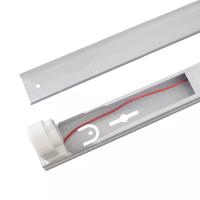 China 1200mm LED Tube Bracket Anti Rust Coating Double Light Fitting for sale
