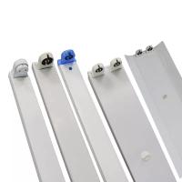 China 1200mm LED Tube Bracket Anti Rust Coating Double Light Fitting for sale