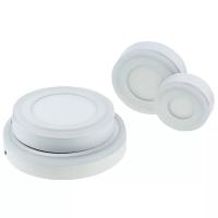 China Round Shape Double Color LED Panel Light Dimmable 4500K Neutral White for sale