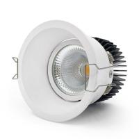 China Deep Reflector LED Ceiling Spotlights White Black RoHS Led Commercial Downlights for sale
