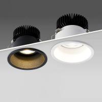 China Deep Reflector LED Ceiling Spotlights White Black RoHS Led Commercial Downlights for sale