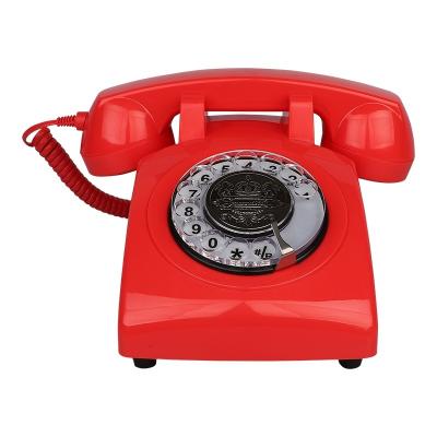 China 30s Old Rotary Dial Telephone Vintage Desk Telephone With Classical Bell for sale