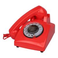 China 30s Old Rotary Dial Telephone Vintage Desk Telephone With Classical Bell for sale