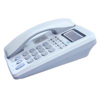 China Pre Dialing Caller ID Telephone RoHS White Office Landline Phone for sale