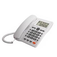 China ABS Caller ID Telephone Adjustable LCD Brightness Corded House Phones for sale