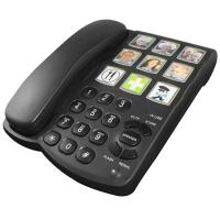 China Easy Dailing Big Button Telephone Analog Old People Telephone With Photo Dialing for sale