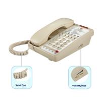 China Waterproof Corded Landline Phone Thunder Proof Red Landline Phone for sale