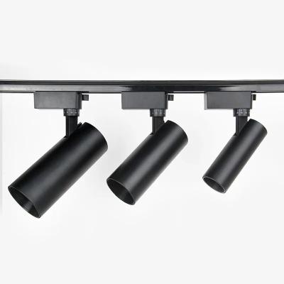 China Kitchen COB LED Track Spotlight Black Modern Ceiling Track Lights for sale