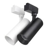 China Kitchen COB LED Track Spotlight Black Modern Ceiling Track Lights for sale