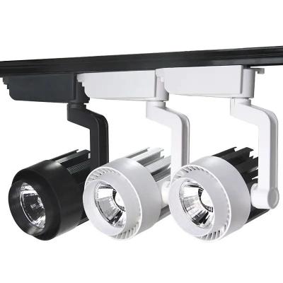 China Adjustable Head White Track Spotlights CE Led Liner Track Light for sale