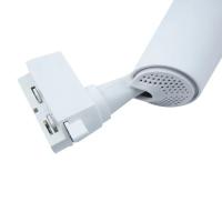 China Neutral White 3 Spot Track Light Hook Up Structure Rail Track Spotlight for sale