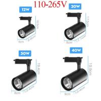 China Aluminum Alloy COB Led Track Light Shop Focus 20 Watt Track Light for sale