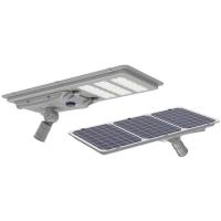 China Auto Dimming Outdoor LED Street Lights IP66 Solar Panel Street Light for sale