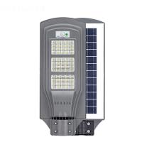 China 100W Outdoor LED Street Lights Warm White ABS Solar Steet Light for sale