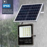 China Energy Saving Outdoor Waterproof LED Solar Flood Light 50w 100w 200w 300w for sale