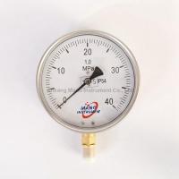 China PG-022 Half ss pressure gauge oil fillable for sale
