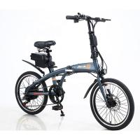 China 20 Inch Folding Electric Bike 36v 6 SPEED Removable Lithium Battery For Outdoor Cycling for sale