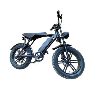 China Electric Fat Tire Snow Beach E-Bike With Double Disc Brake And Lithium Battery Supply for sale