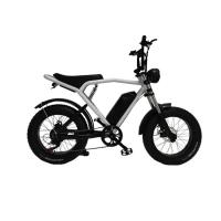 China Fast Electric Dirt Bike Mountain City Road EBike With Mechanical Disc Brake In Black for sale
