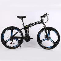 China 20 Inch Fold Up Bicycles For Adults Steel Frame Inner Painting Length 1.33m for sale