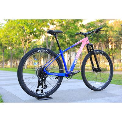 China Lightweight 29 Inch Mountain Bike with Carbon Fiber Front Fork and YBN S12S Chain for sale