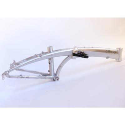 China Bicycle Frame OEM Customized Folding Ebike Frame 2900g Gloss Surface Processing Mode for sale