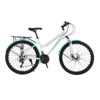 China Mechanical Disc Brake 21 Speeds Steel Frame Mountain Road Bike for City Travel Bicycle for sale