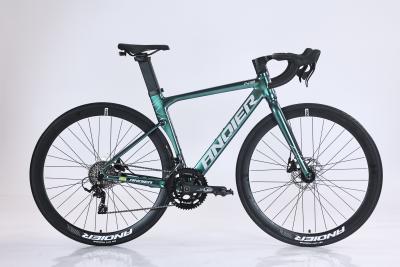 China Clipless Pedals Included Racing Road Bike 18 Speed Bike Racing Saddle Lightweight Alloy Frame Ideal for Speed and Agility for sale