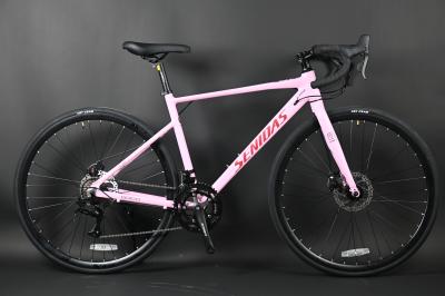 China 2×7 speed road bicycle customizable Wholesale customizable road bikes Affordable aluminum frame bicycle Lightweight urban commuting road bike for sale