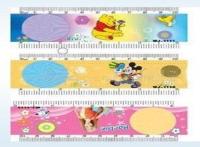 China PLASTIC LENTICULAR 3D lenticular printing flip pattern cheap promotional plastic ruler for sale