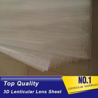 China buy a4 size lenticular sheet sample PET material 60 lpi 3D lenticular sheets for printing for sale