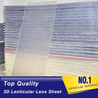 China PLASTIC LENTICULAR Large Format Lenticular Panels 30 LPI 3D Moving Effect Lenticular Lens Sheet Boards for sale