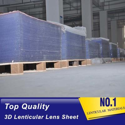 China PLASTIC LENTICULAR large format lenticular sheet 30 LPI lenticular lens plastic sheets for 3d flip animation morph zoom for sale