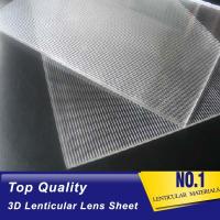 China motion UV 20 lpi lenticular sheet large format animation image plastic lenticular material for digital 3d printer for sale