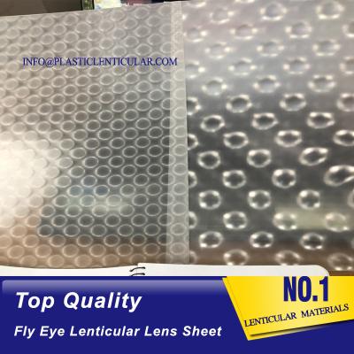China PLASTIC LENTICULAR high quality microlens film sheet 360 3d effect microlens array film for sale