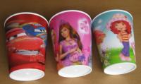 China PLASTIC LENTICULAR 450 ml 3d lenticular cups plastic pp 3d dynamic drinkware cups factory for sale