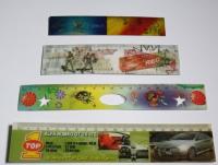 China PLASTIC LENTICULAR animation soft PP plastic 3d scale ruler 3D Lenticular PP Ruler printing for sale