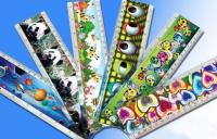 China PLASTIC LENTICULAR animation soft PP plastic 3d scale ruler 3D Lenticular PP Ruler printing for sale