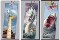 China PLASTIC LENTICULAR custom 3d animated lenticular bookmark wholesale custom 3d flip bookmarks for sale